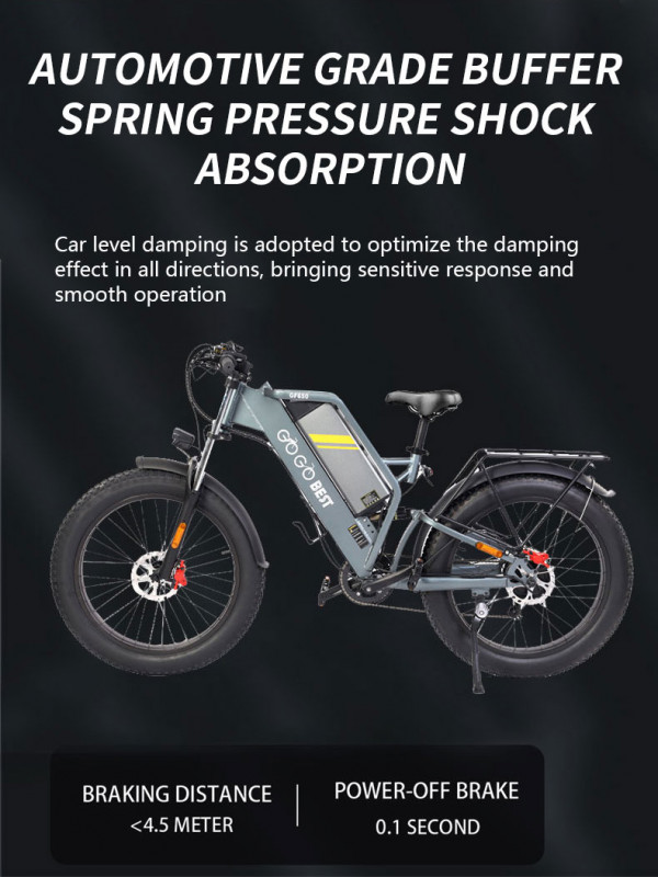 E-bike GRASS GOGOBEST GF650 1000W
